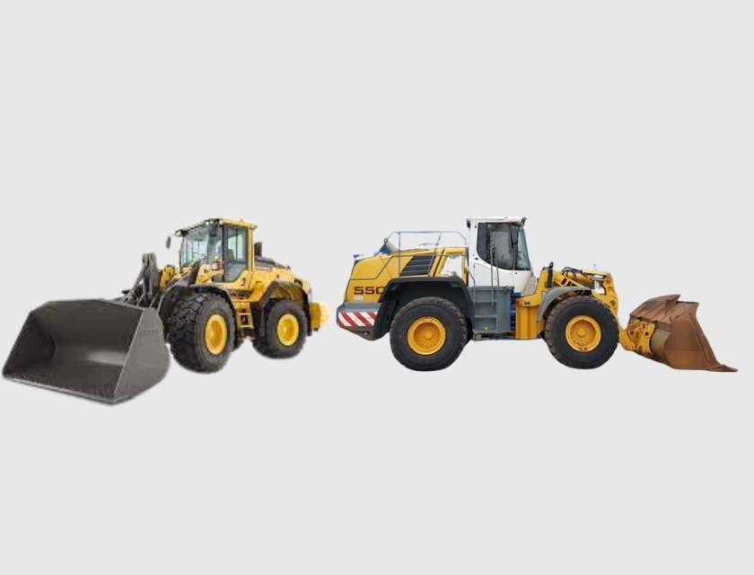 Volvo L110H vs. Liebherr L550