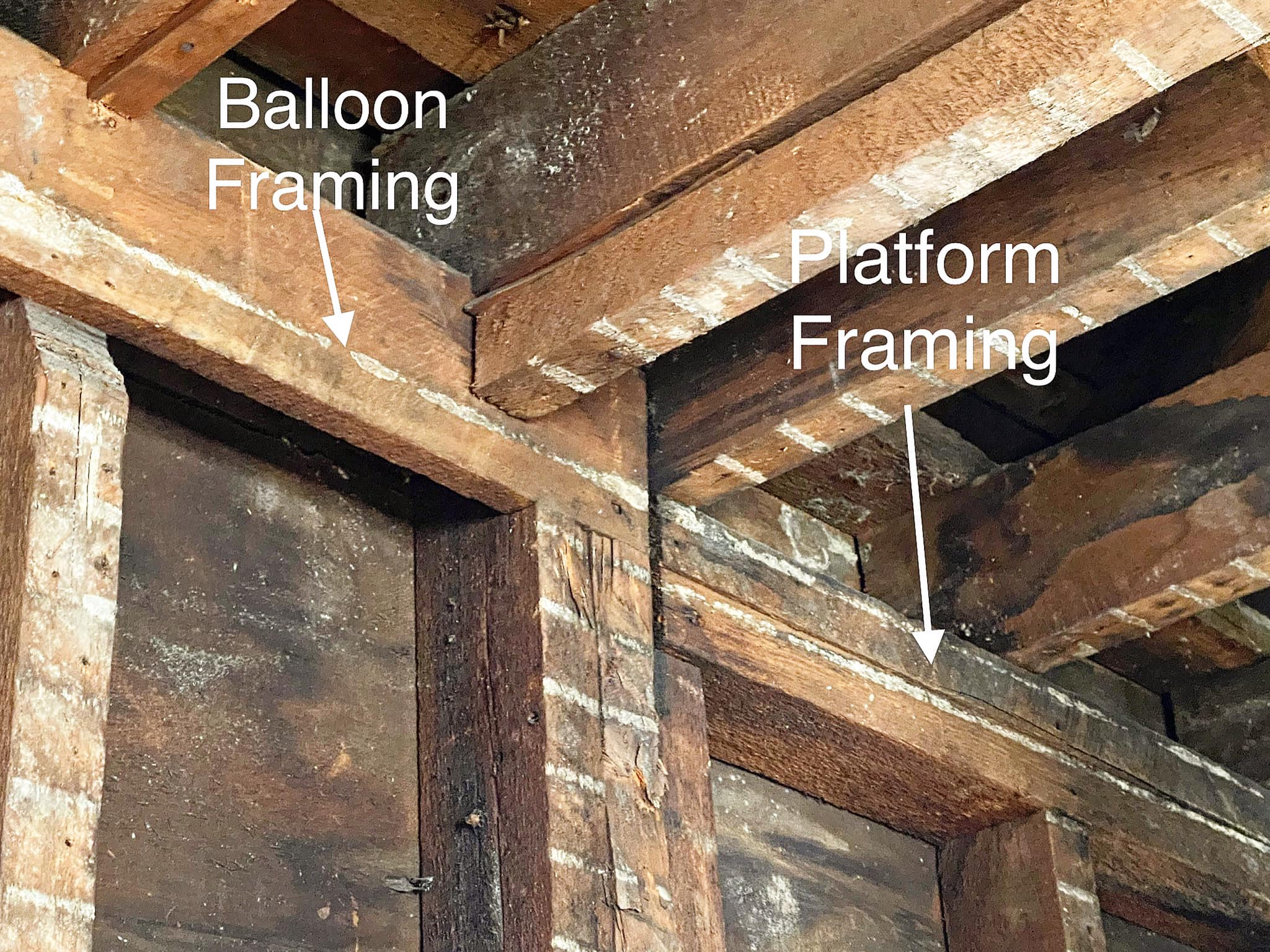 Platform Framing vs. Balloon Framing