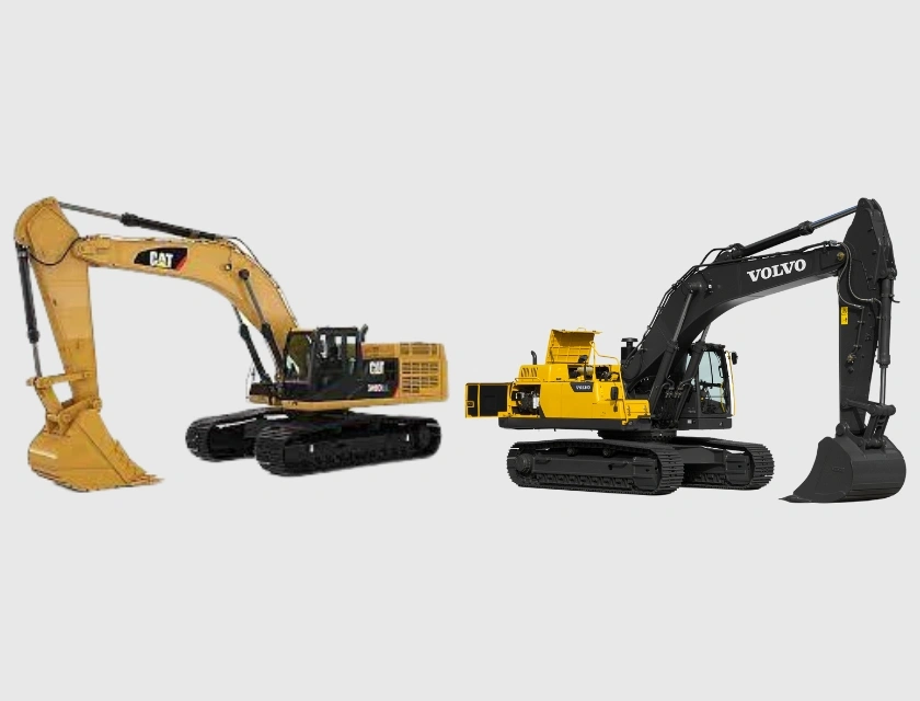 Caterpillar 349D2L vs. Volvo EC380DL: Which is best?