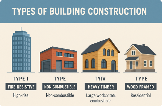 Type 1-5 Building Methods