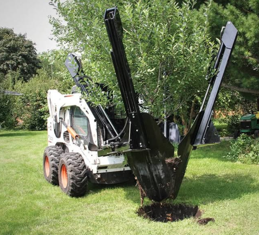 Tree Spade for Tree Relocation